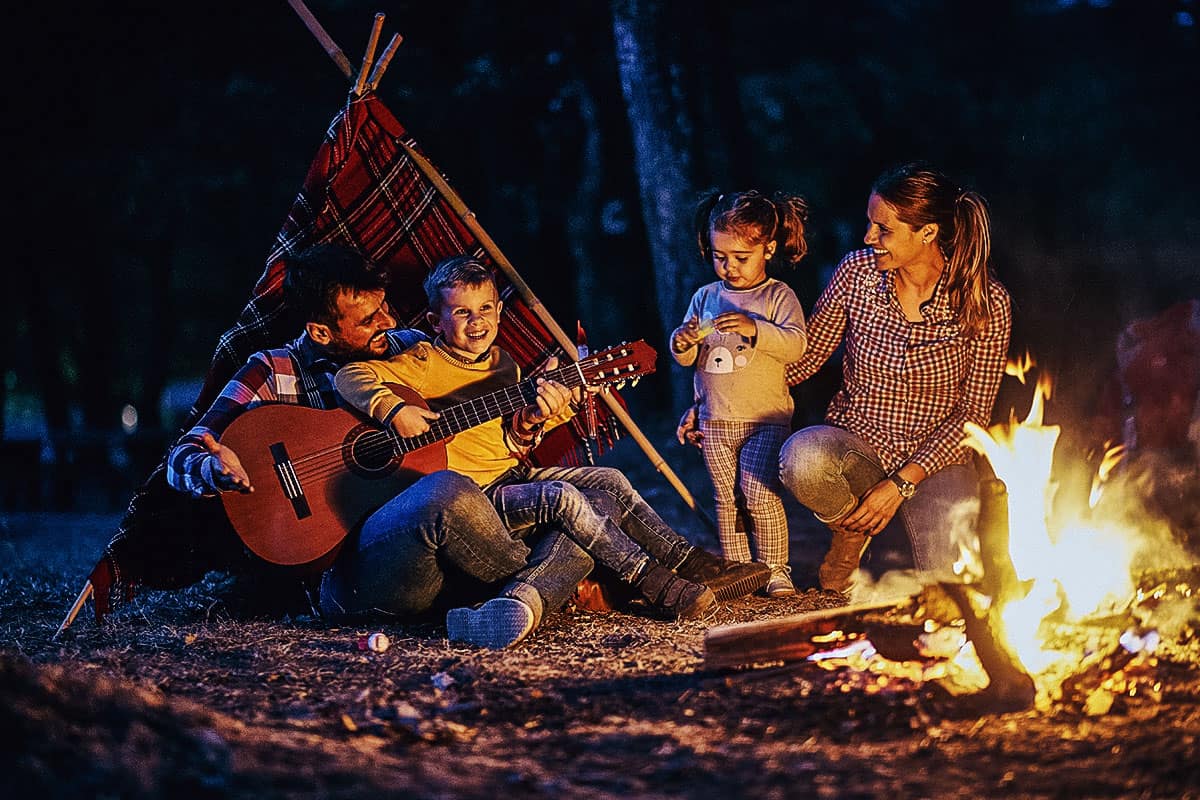 24 Hilariously Fun Campfire Games for Kids & Adults